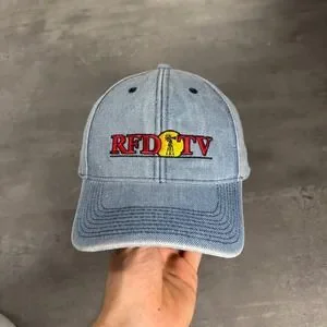 Kati | Accessories | True Vintage Tv Blue Jean Hat Adult Denim Baseball ...